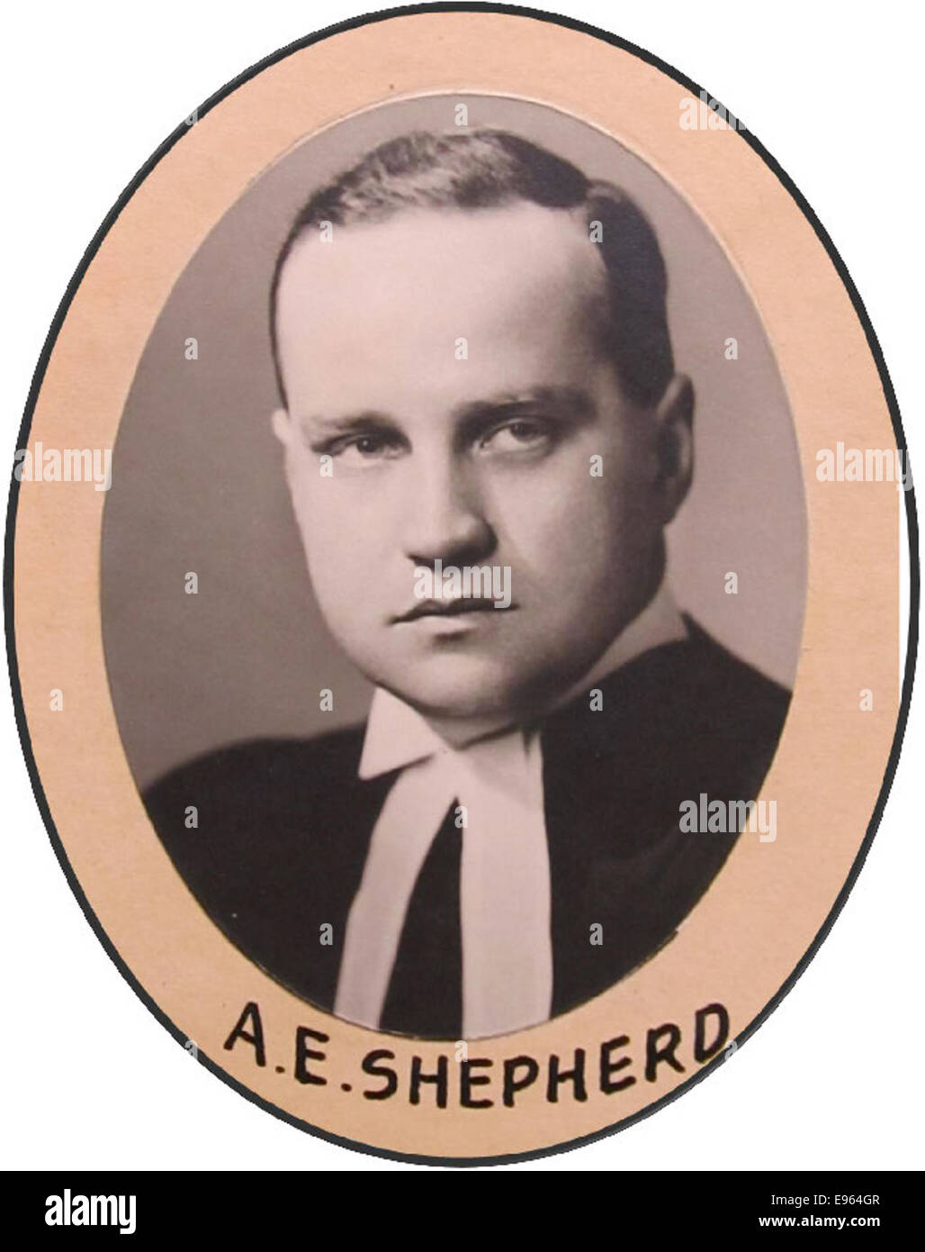 A 1947 photograph of Albert Edwin Shepherd, a graduate of Osgoode Hall ...