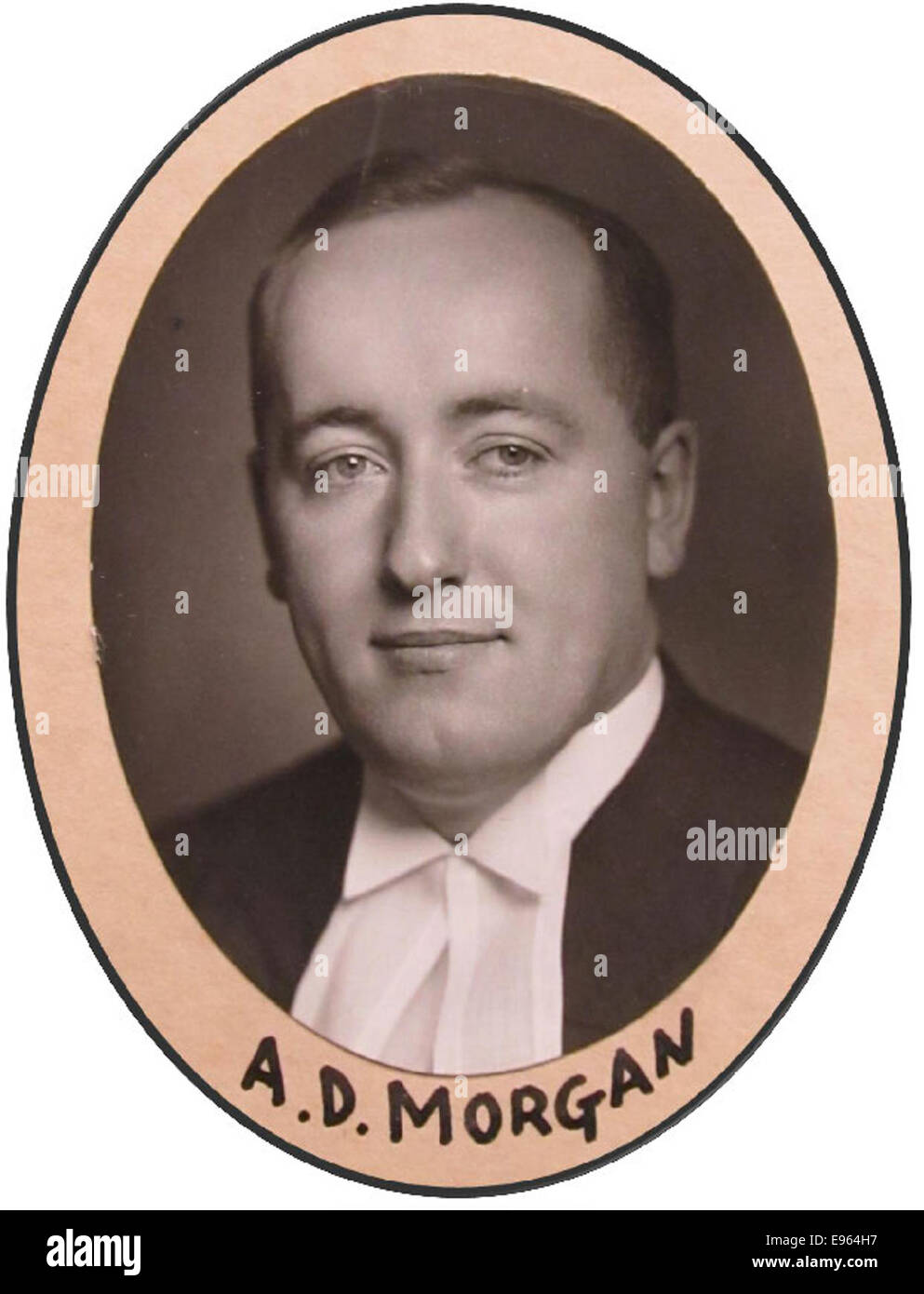 A formal portrait of Alfred David Morgan, a 1948 graduate of Osgoode ...