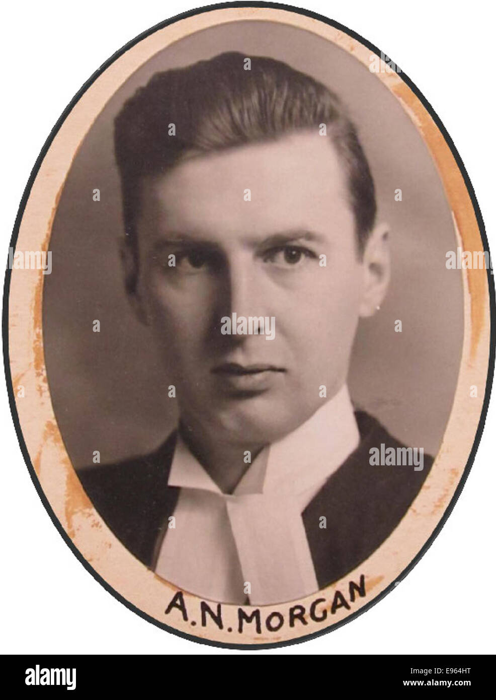 This photograph features A.N. Morgan, capturing a moment of his life ...