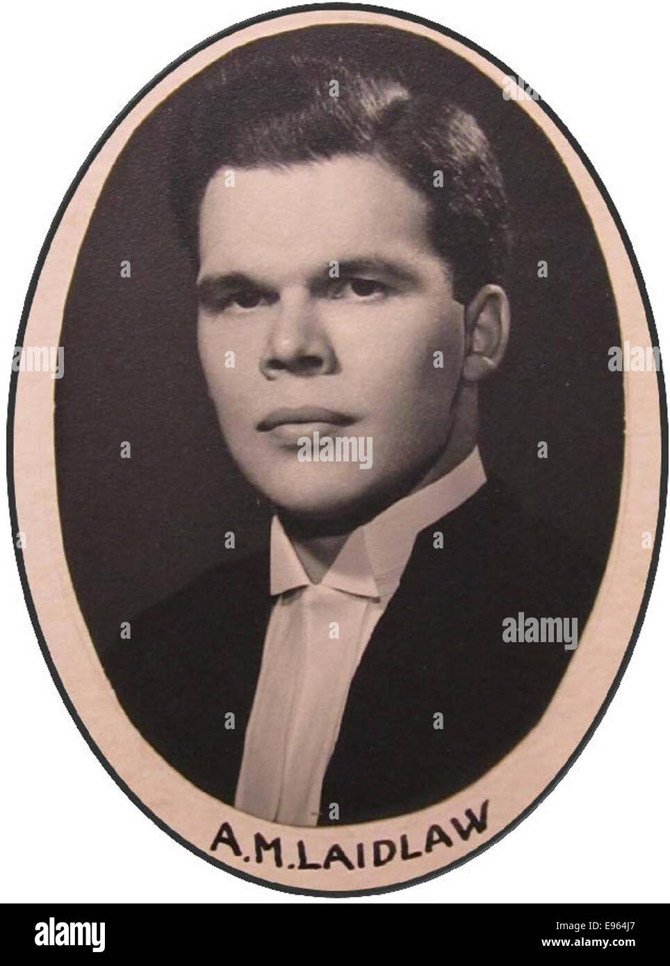 This photograph depicts Archibald Malloch Laidlaw, born in 1913 ...