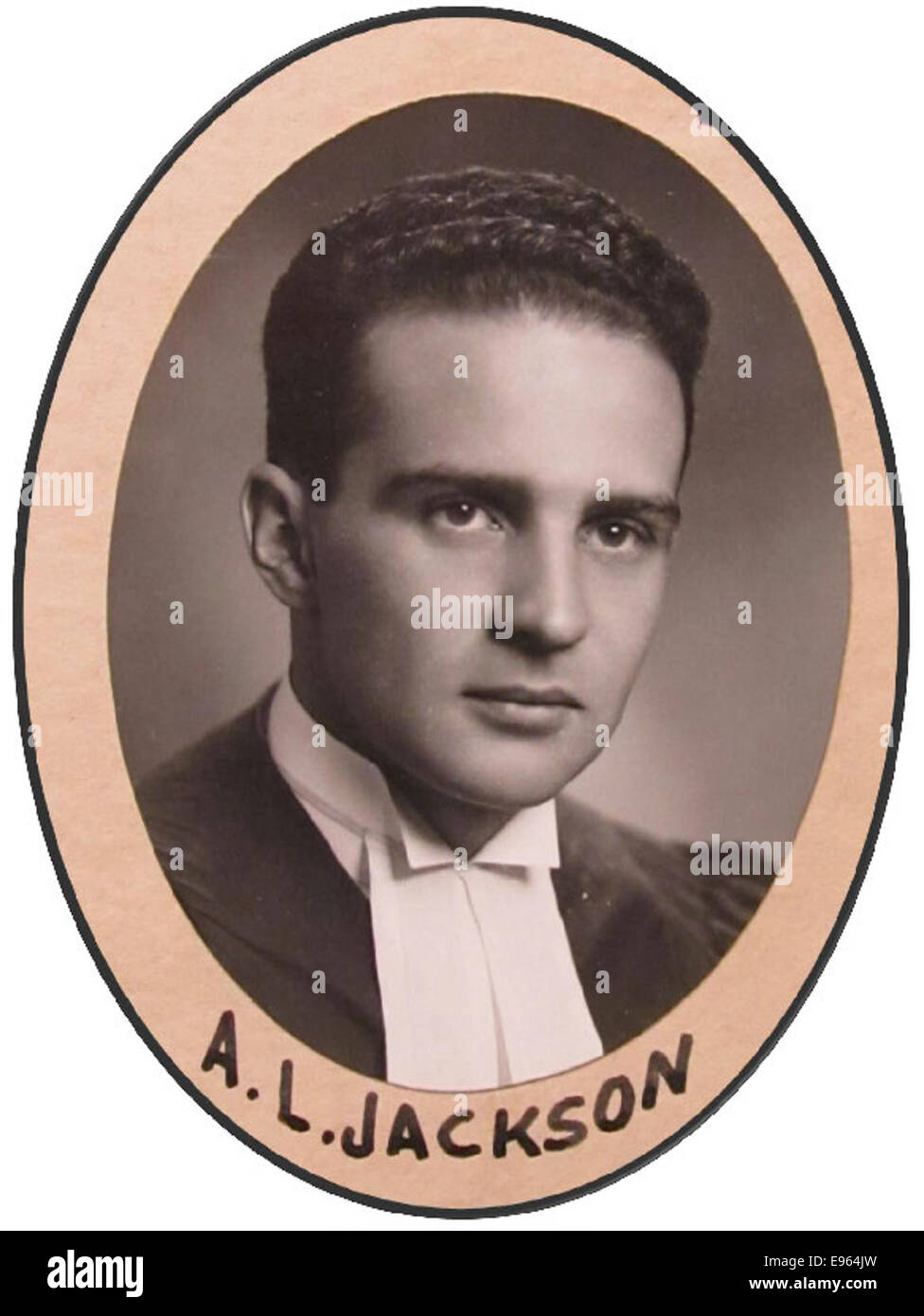 A portrait of Arthur Lloyd Jackson, a 1948 graduate of Osgoode Hall Law ...
