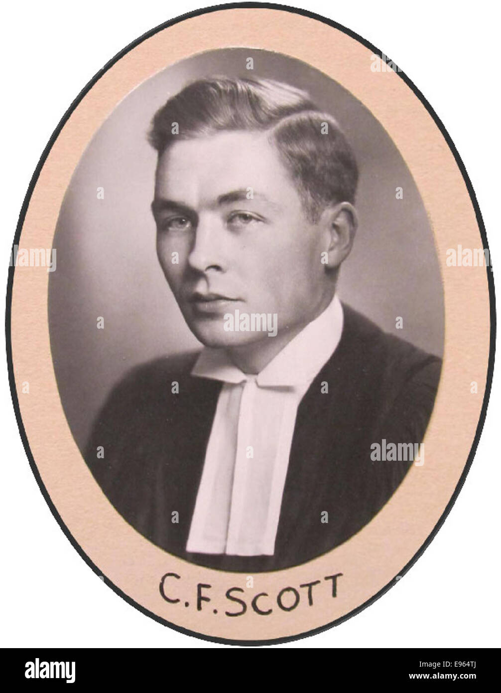 A portrait photograph of Charles Fremont Scott, a 1946 graduate of ...