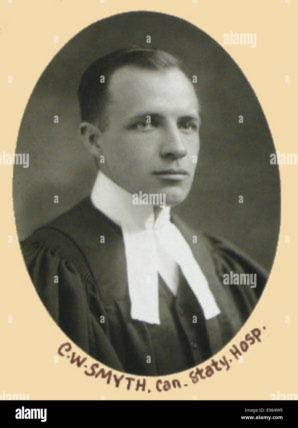 Photograph of Charles Walter Smyth, who passed away in 1966. The image ...
