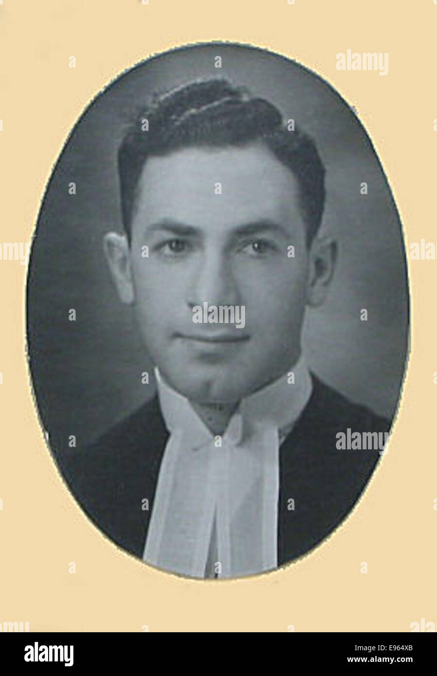 A portrait photograph of David Vanek, born in 1915, a historical figure ...