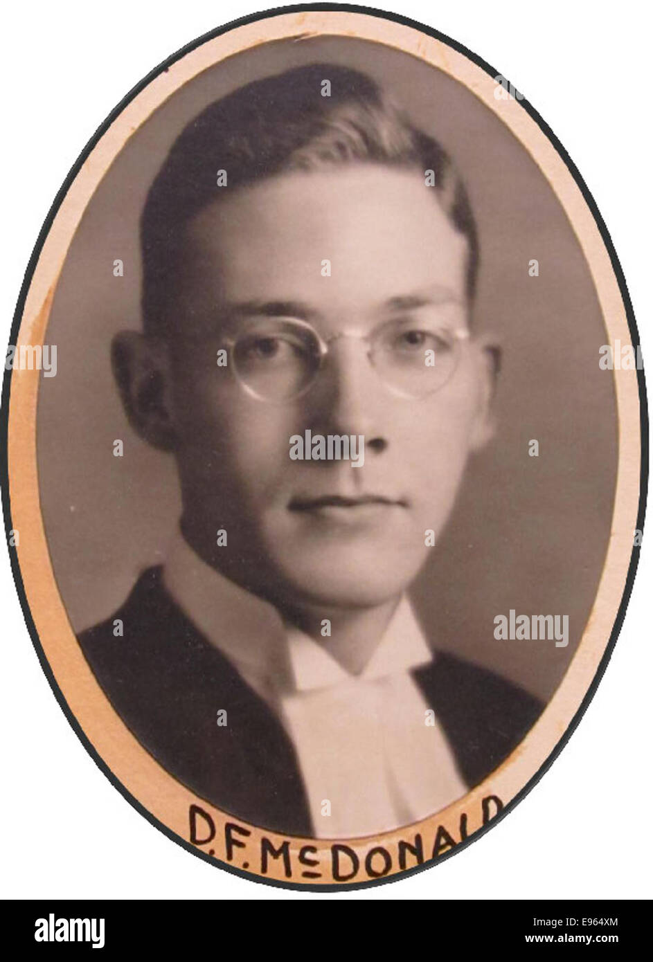 Photograph of Donald Forbes McDonald (1915-2003) 14332997607 o Stock ...