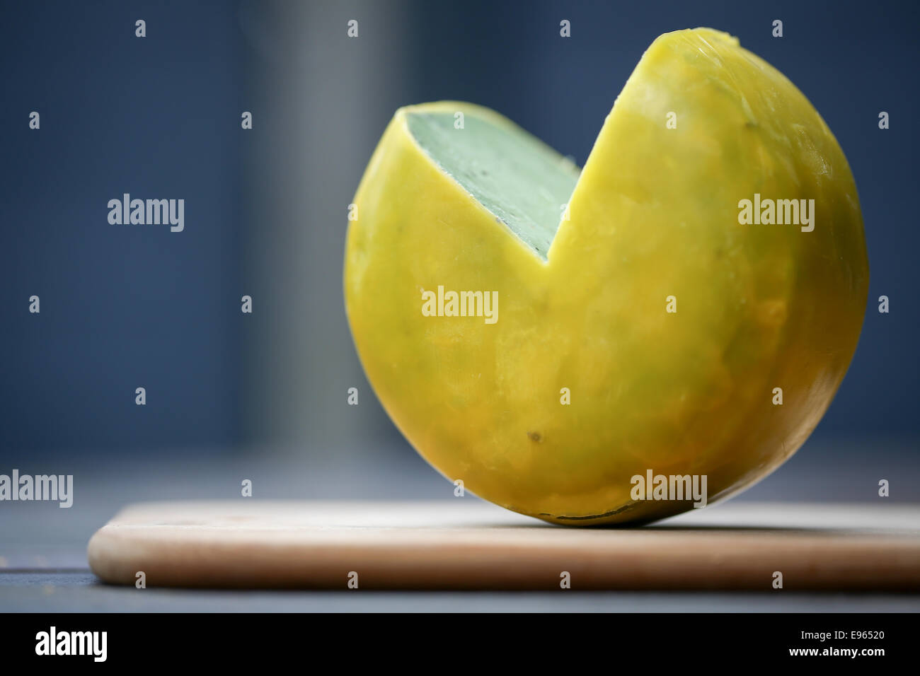 Dutch pesto cheese Stock Photo - Alamy