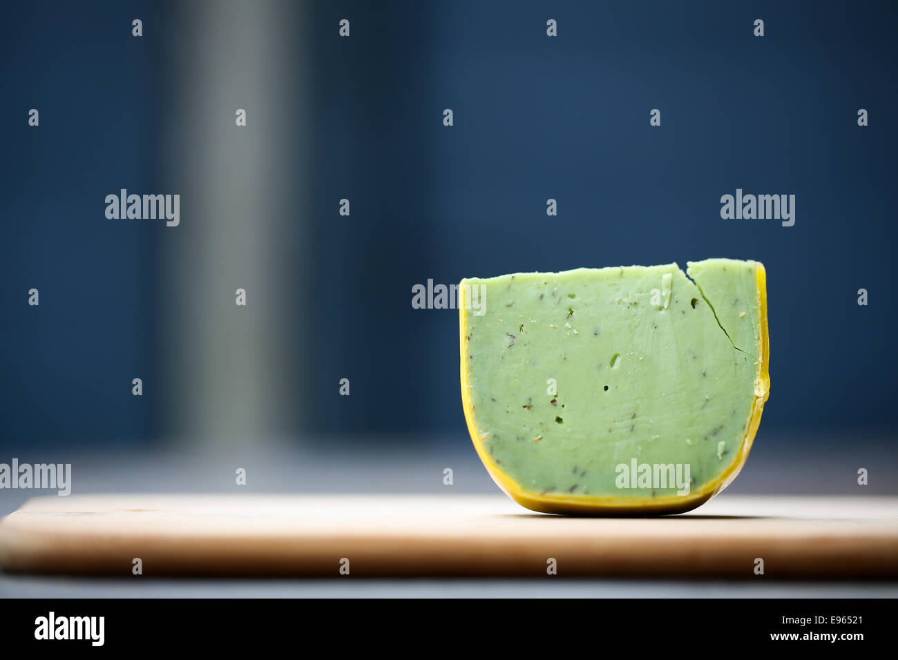 Dutch pesto cheese Stock Photo - Alamy