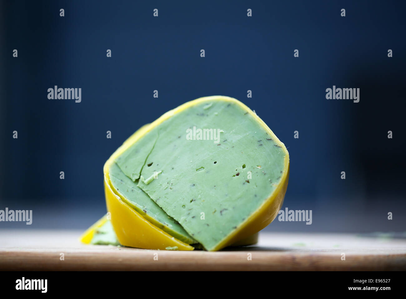 Dutch pesto cheese Stock Photo - Alamy
