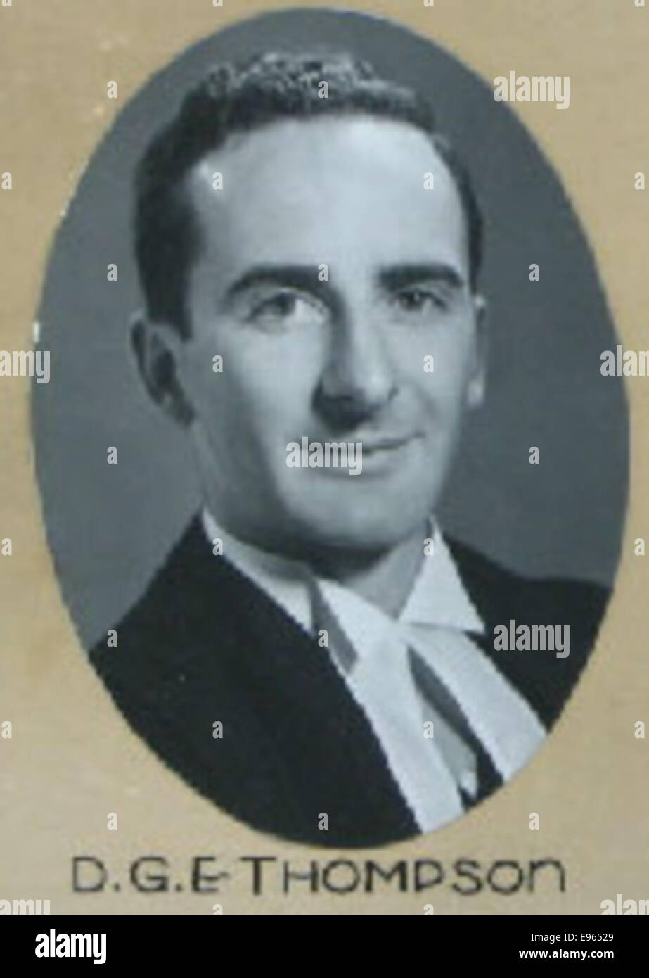 This portrait features Donald Gordon Edward Thompson, a graduate of ...