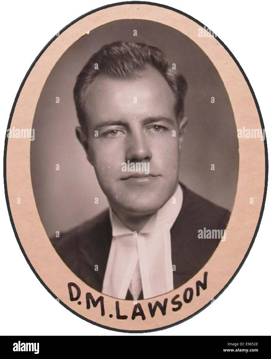 This formal portrait from 1948 shows Donald Malcolm Lawson, a graduate ...