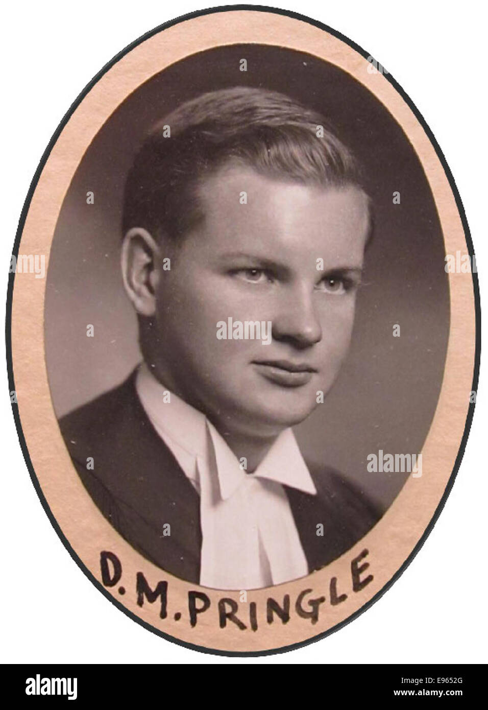 Photograph of Donald McKinnon Pringle (1923-1992) 79070043 o Stock ...