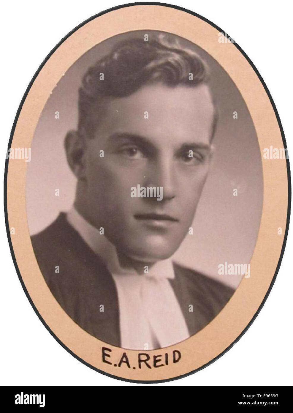 This photograph features Edward Alexander Reid, a graduate of Osgoode ...
