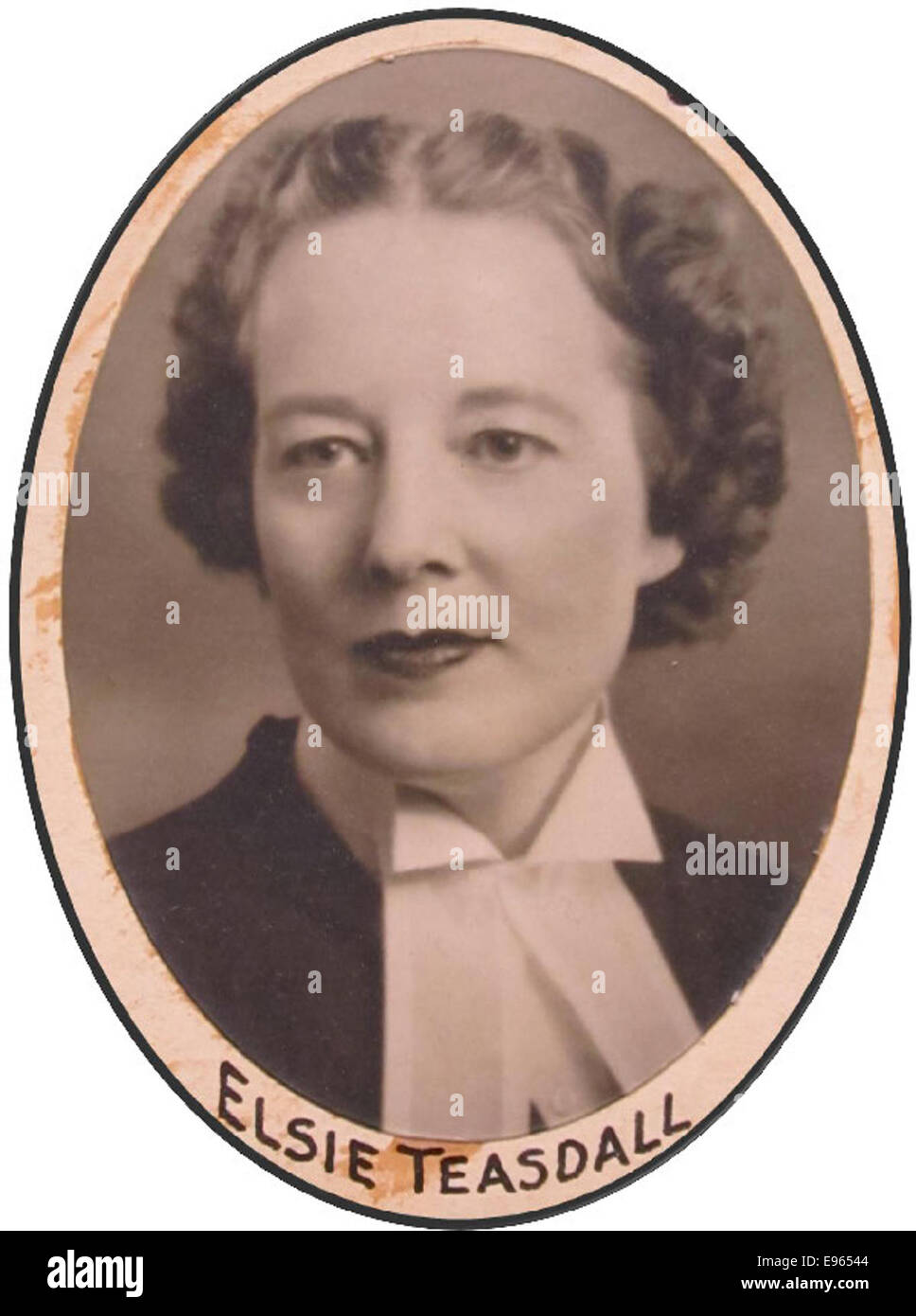 Photograph of Elsie Teasdall (1900-1964) 14332997237 o Stock Photo - Alamy