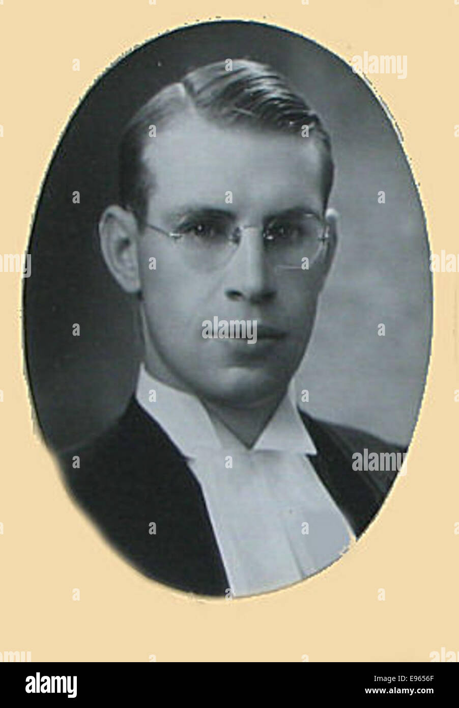 A portrait of George Edward Burson, an individual born in 1912 and ...