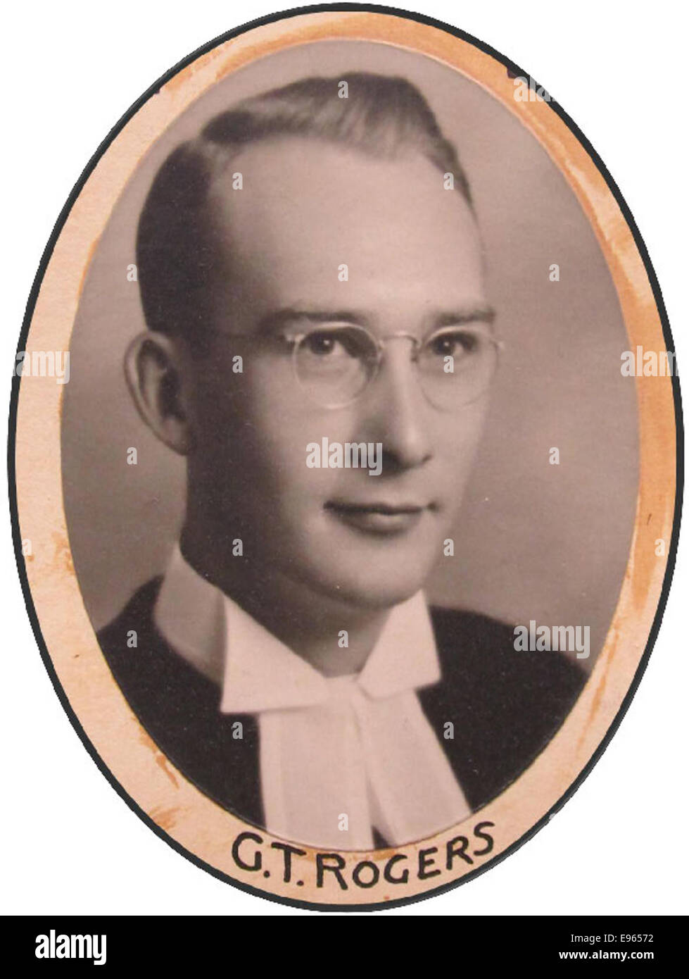 This photograph shows George Theodore Rogers, a prominent figure in his ...
