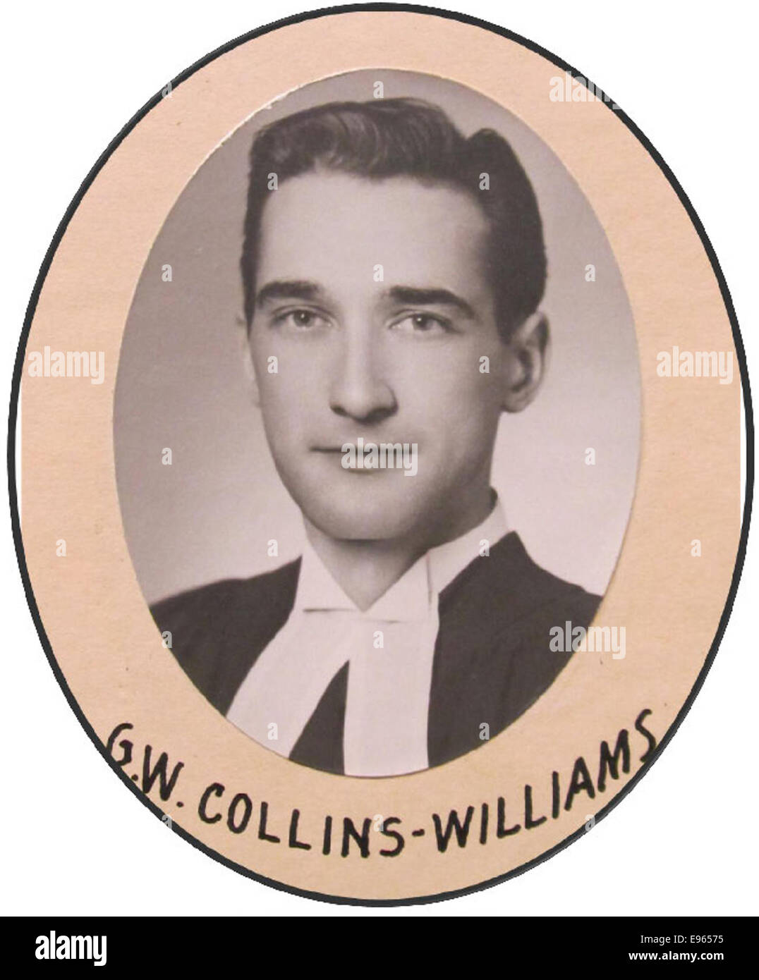 A portrait of George William Collins-Williams (1921-2004), an Osgoode ...