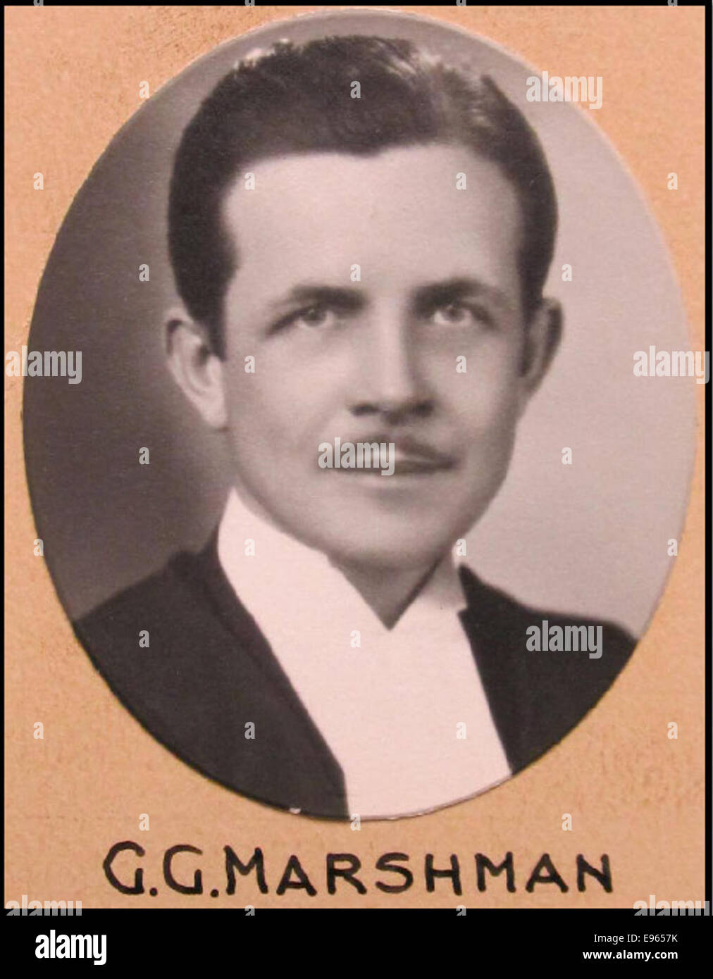 A portrait of Gordon Glenn Marshman, a graduate of Osgoode Hall Law ...