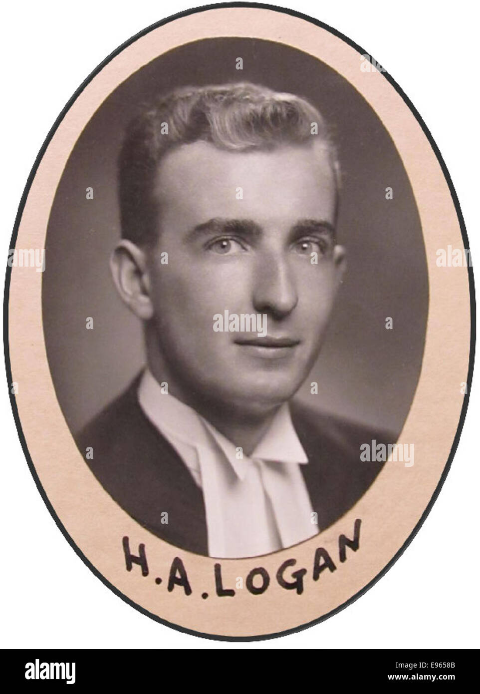 Portrait of Harold Alexander Logan, a prominent lawyer and Osgoode Hall ...