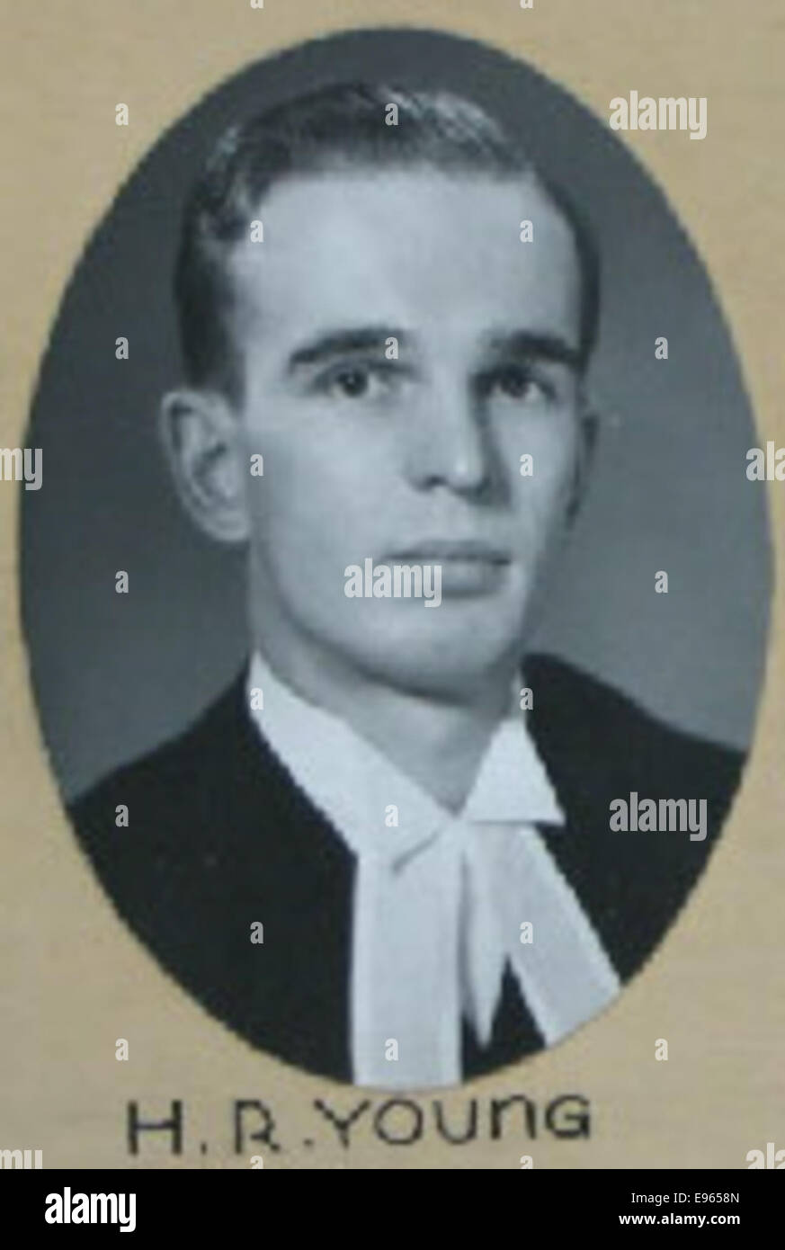 This photograph is a portrait of Harold Richard Young, a notable figure ...