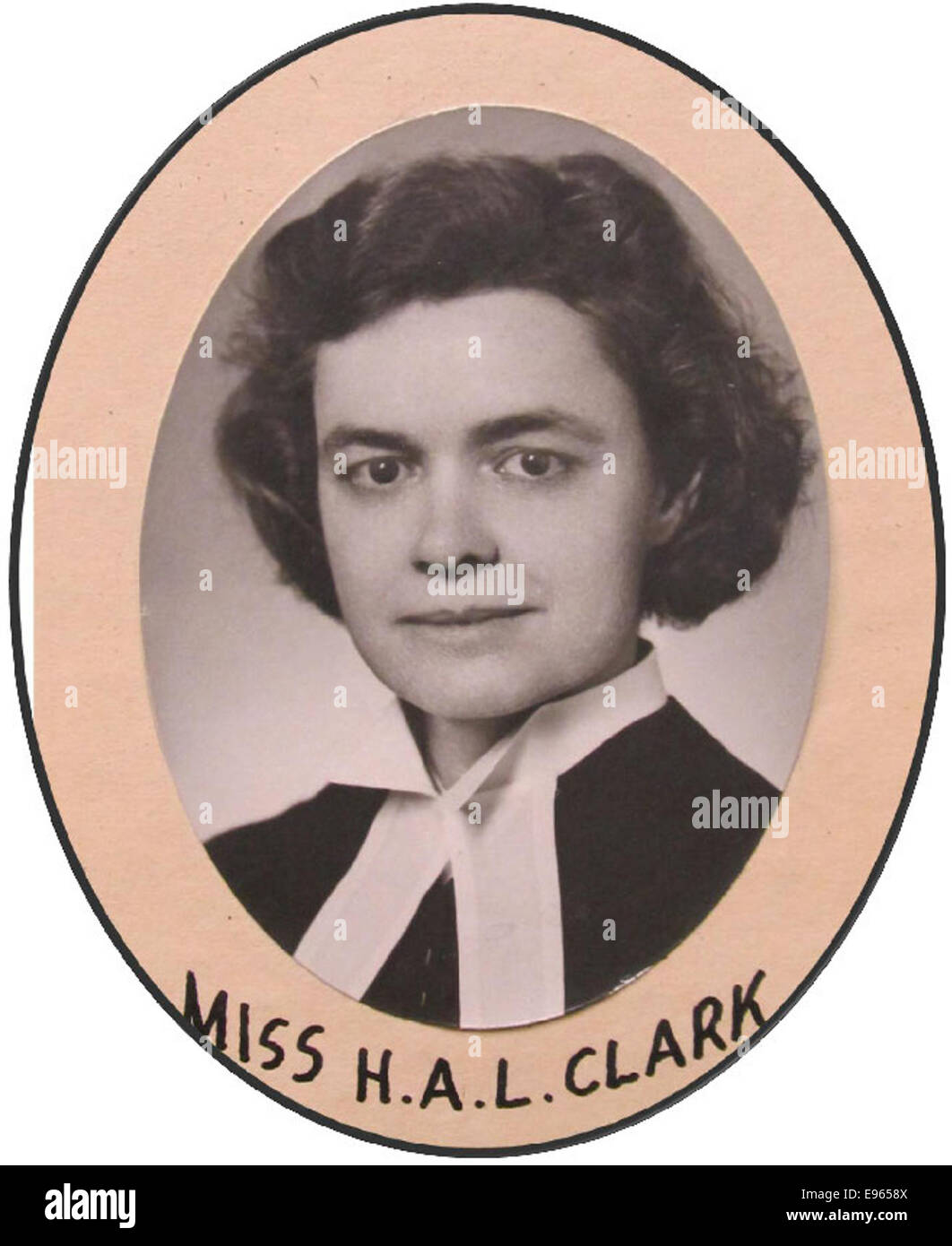 A professional portrait of Harriet Anna Laura Clark, a graduate of ...