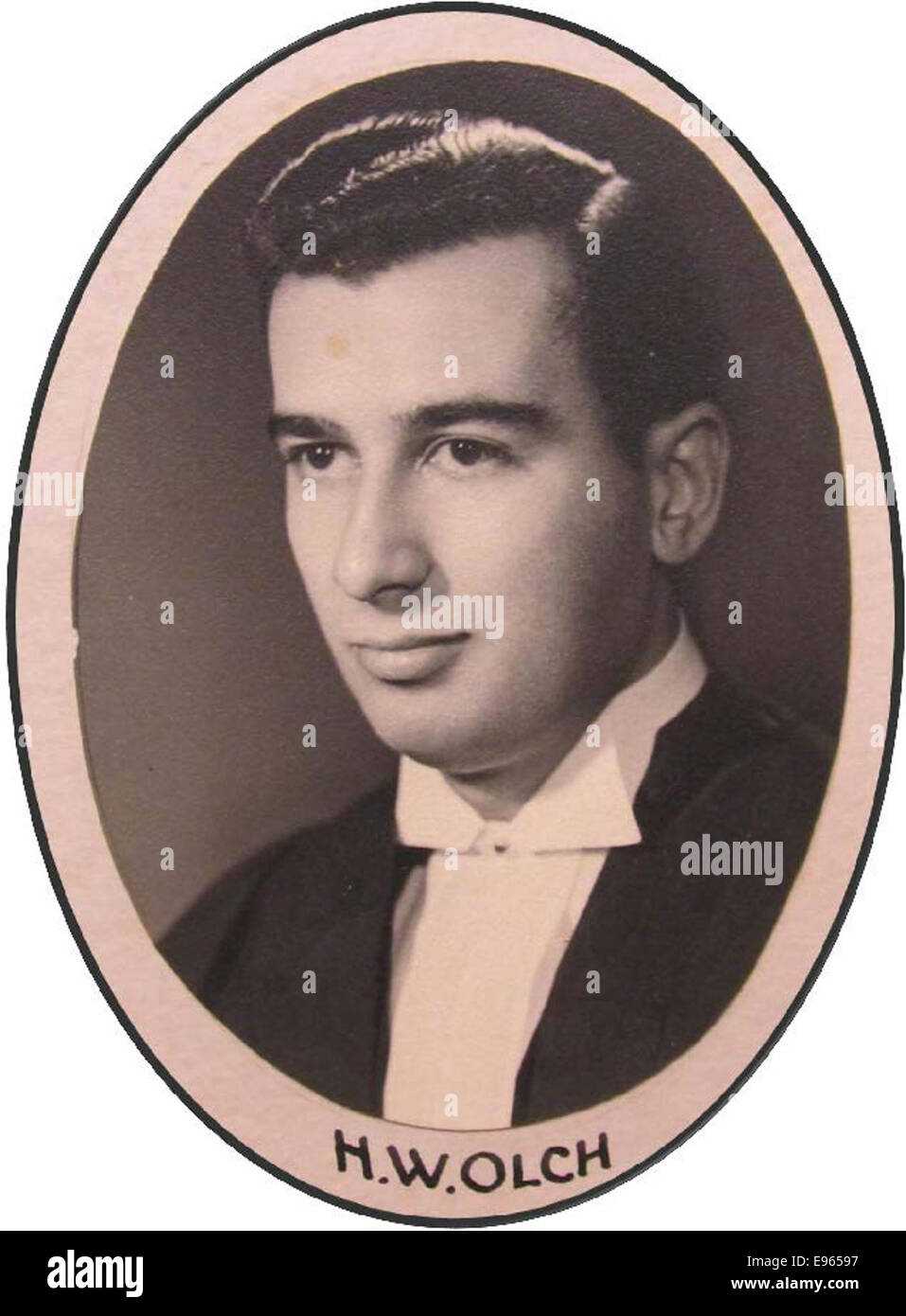 This is a portrait of Harry William Olch, an American individual born ...