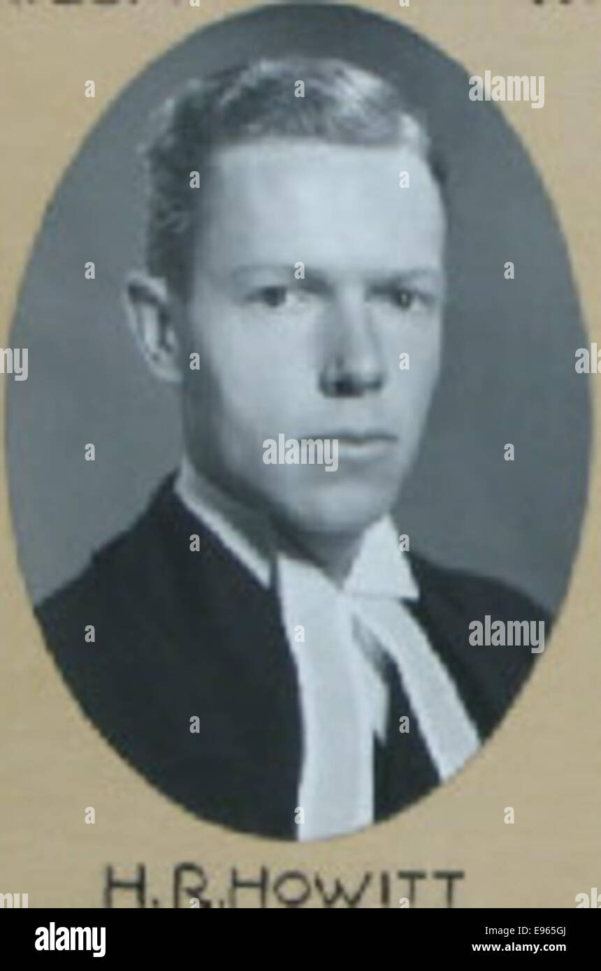 A portrait of Henry Robinson Howitt, a 1940 graduate of Osgoode Hall ...