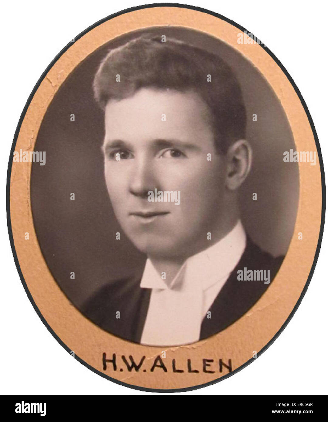 This photograph shows Hewson Ward Allen, a 1944 graduate of Osgoode ...