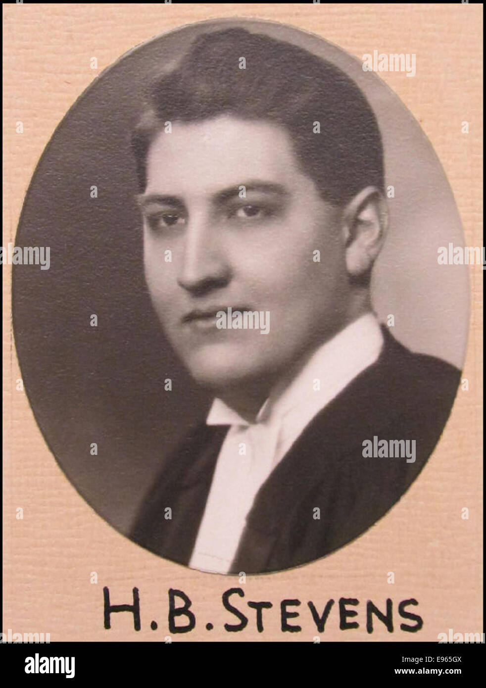 This portrait features Howard Brown Stevens, a 1945 graduate of Osgoode ...