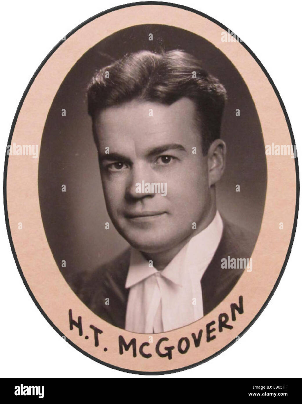 This 1948 photograph features Hugh Thomas McGovern, a graduate of ...