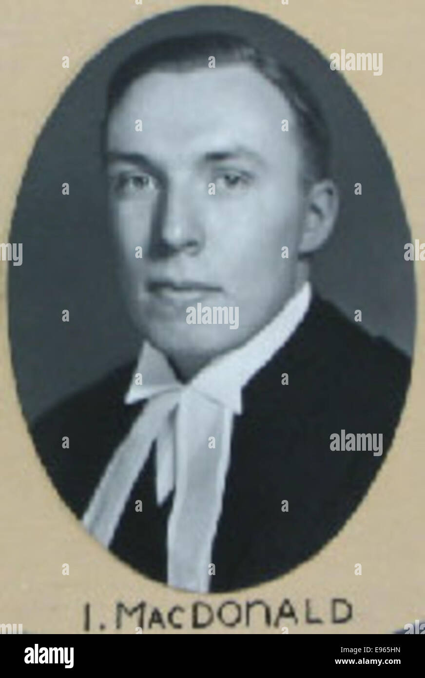 A portrait of Ian Macdonald, a lawyer and graduate of Osgoode Hall Law ...