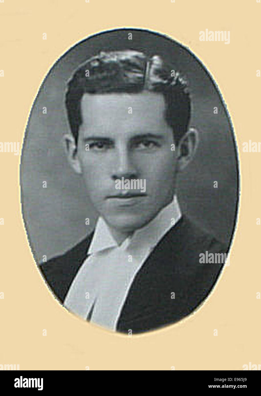 Photograph of James Alexander Falconer, born in 1913. The image ...