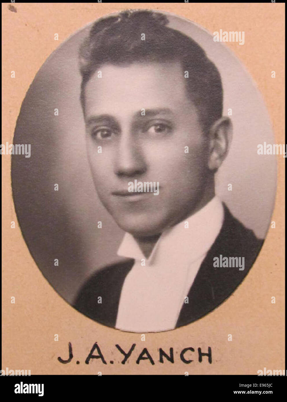 Photograph of James Almonte Yanch (1919-2013) 14604556956 o Stock Photo - Alamy