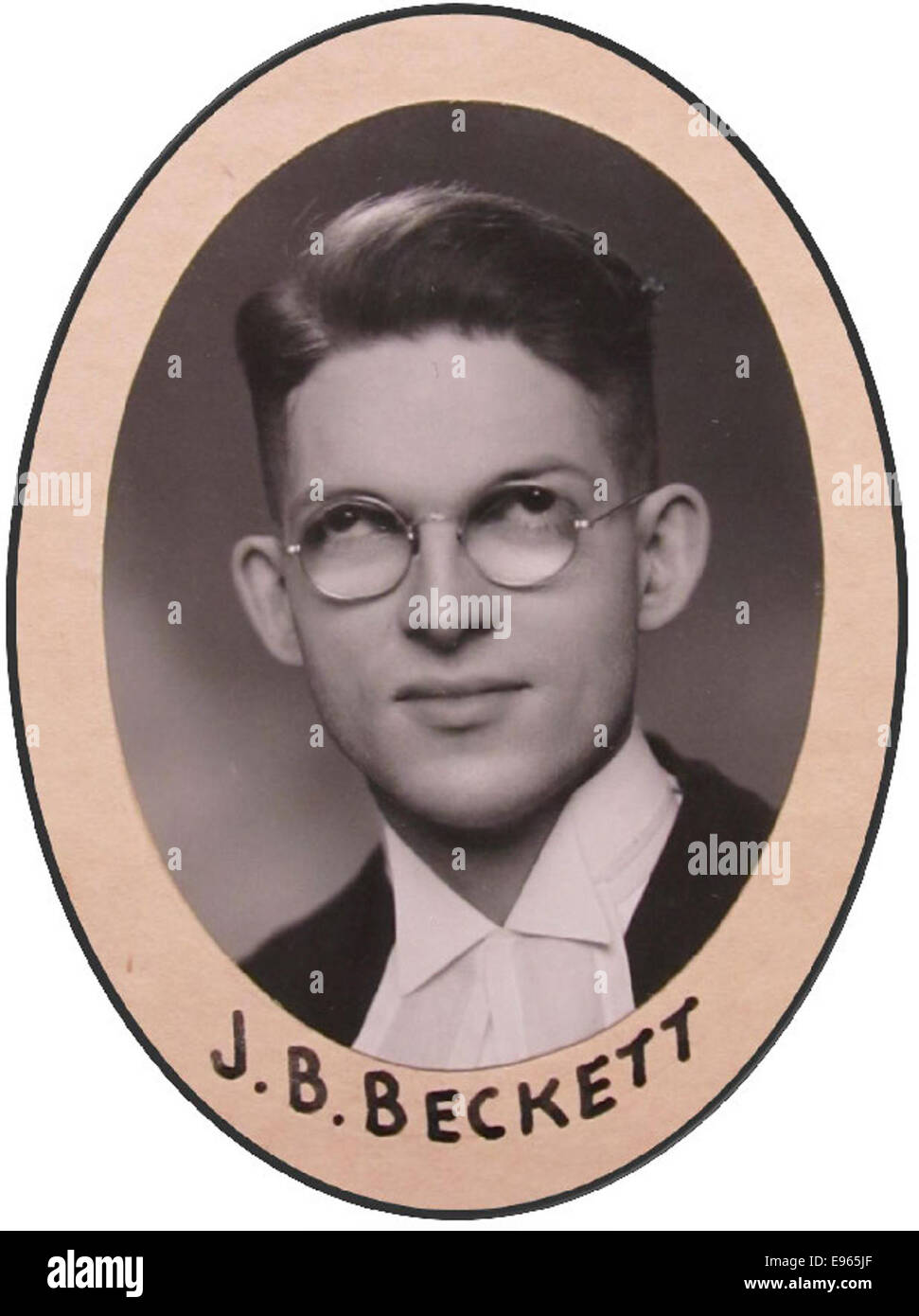 This is a portrait photograph of James Baldwin Beckett, a lawyer and ...