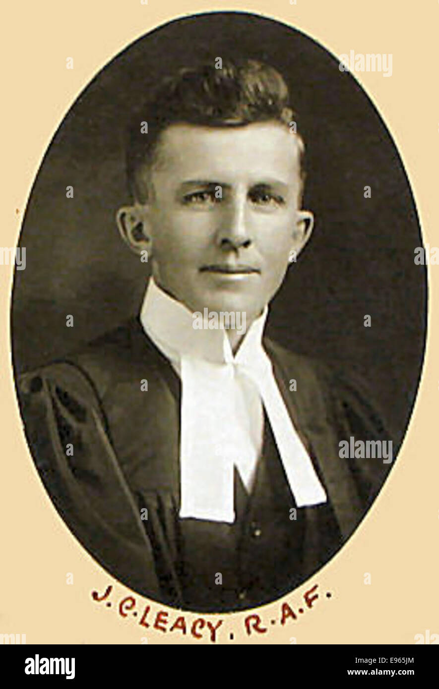 A professional portrait of James Cornelius Leacy, possibly taken around ...