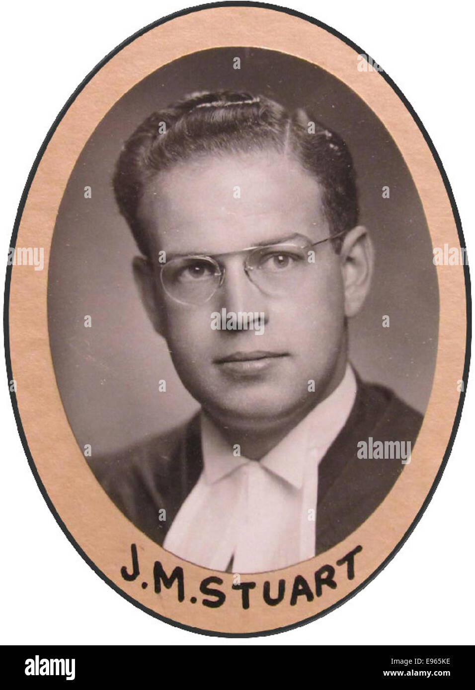 A 1948 portrait of James Macpherson Stuart, a graduate of Osgoode Hall ...