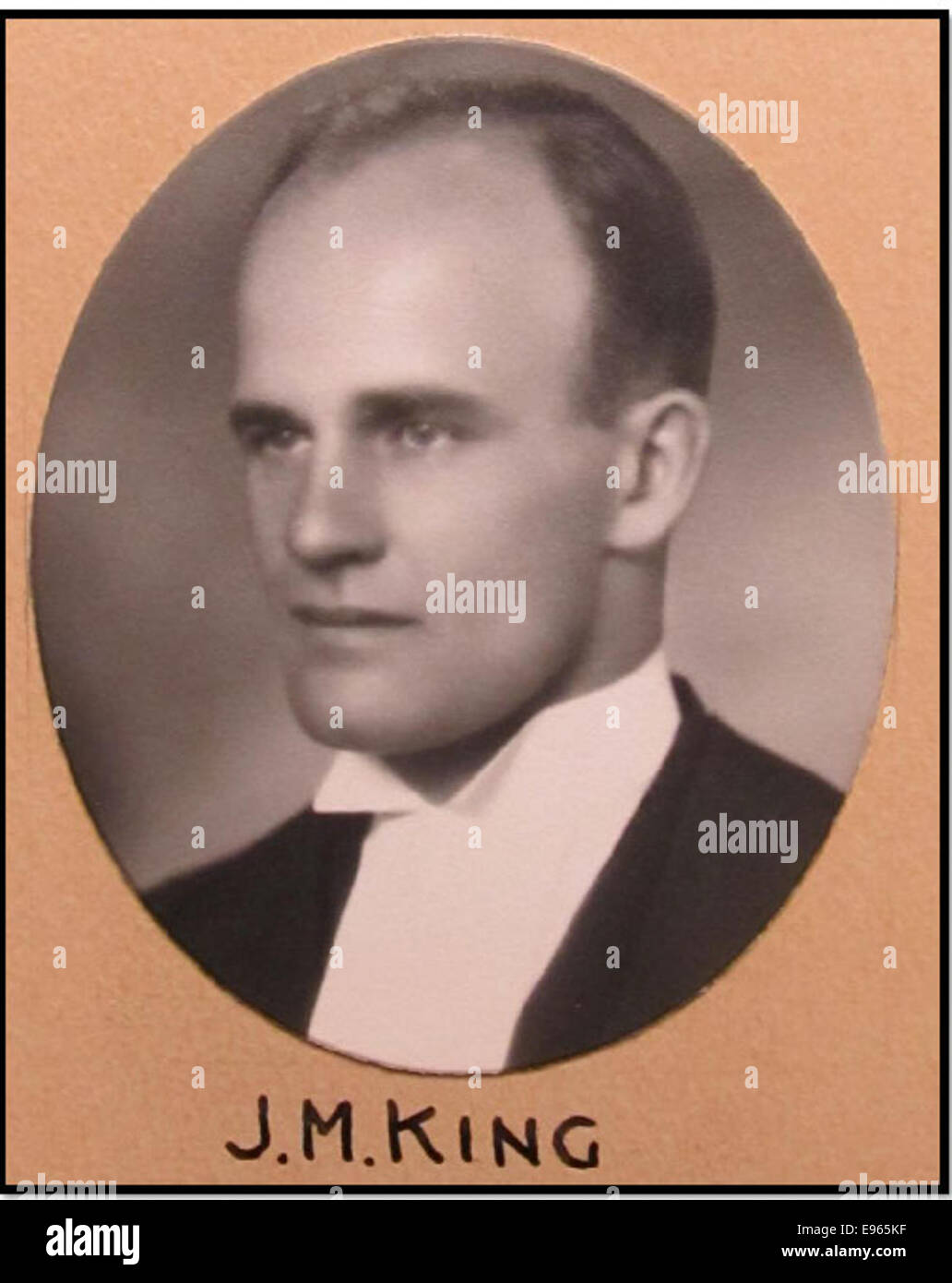 Photograph of James Maurice King (1907-1972) 14627084002 o Stock Photo ...