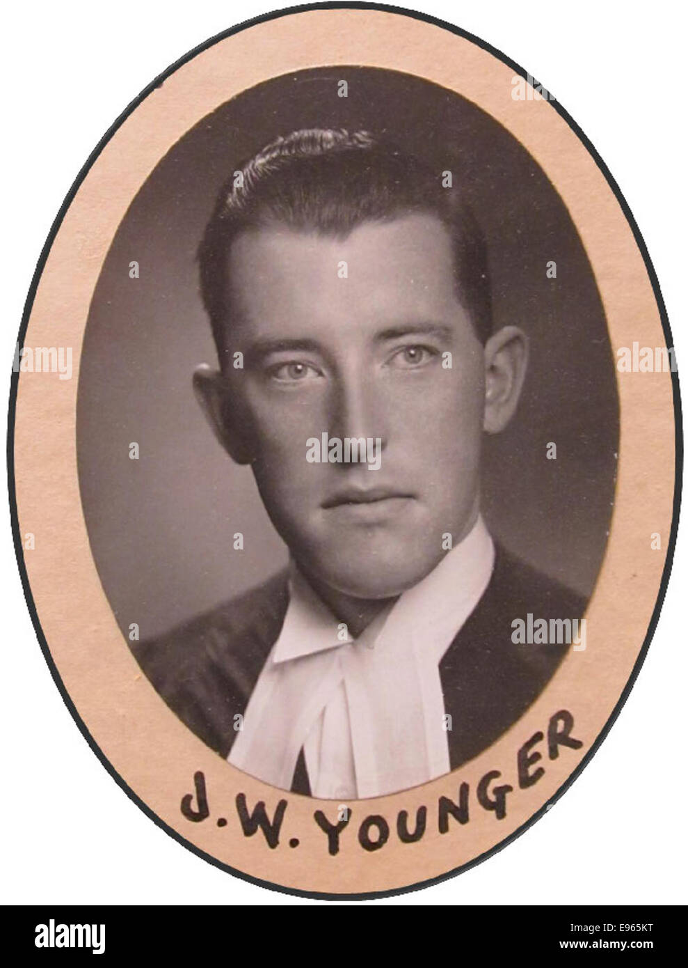 A portrait of James Wallace Younger (1924-1987), an Osgoode Hall Law ...