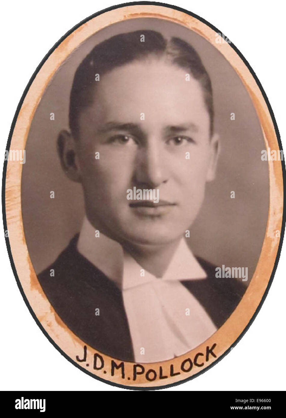 This is a portrait of John Donald MacKenzie Pollock, a notable figure in the legal field ...