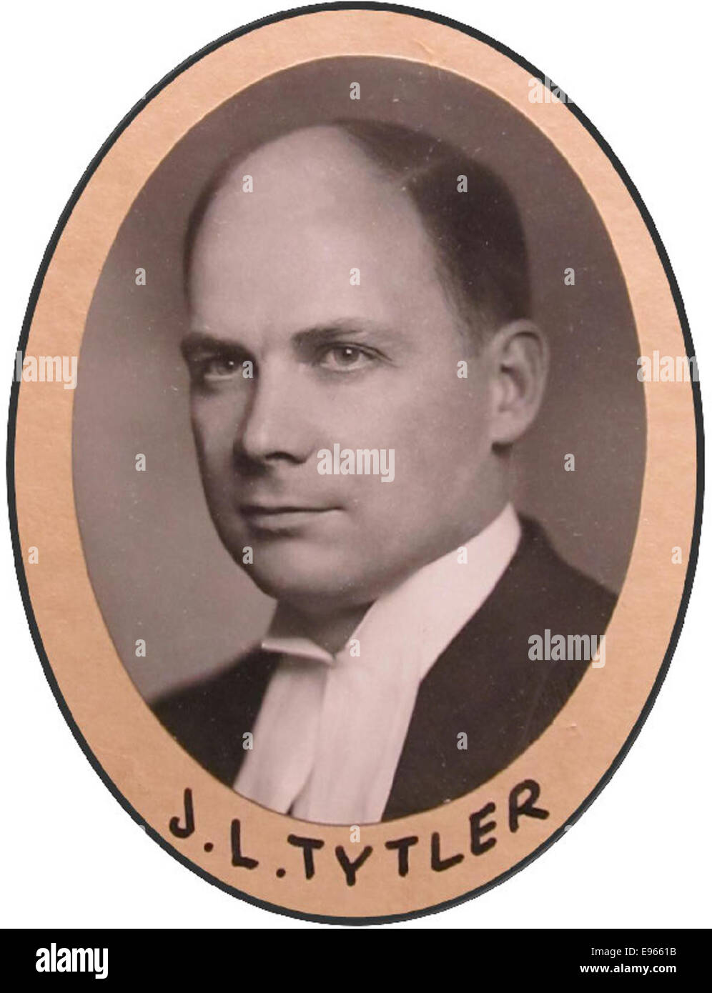 A portrait of John Langley Tytler, a 1948 graduate of Osgoode Hall Law ...