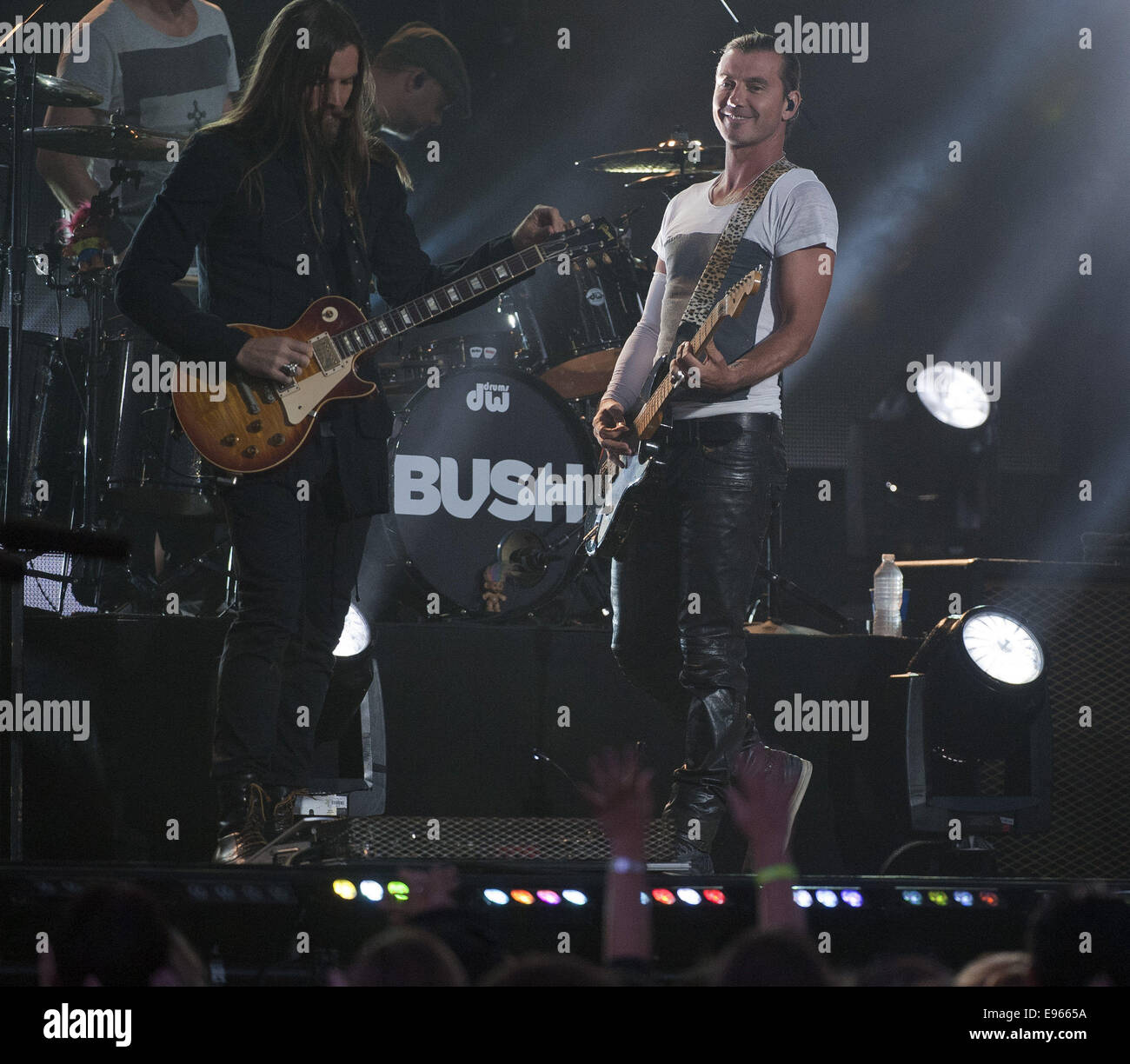 Hollywood, California, USA. 20th Oct, 2014. Bush played Jimmy Kimmel ...