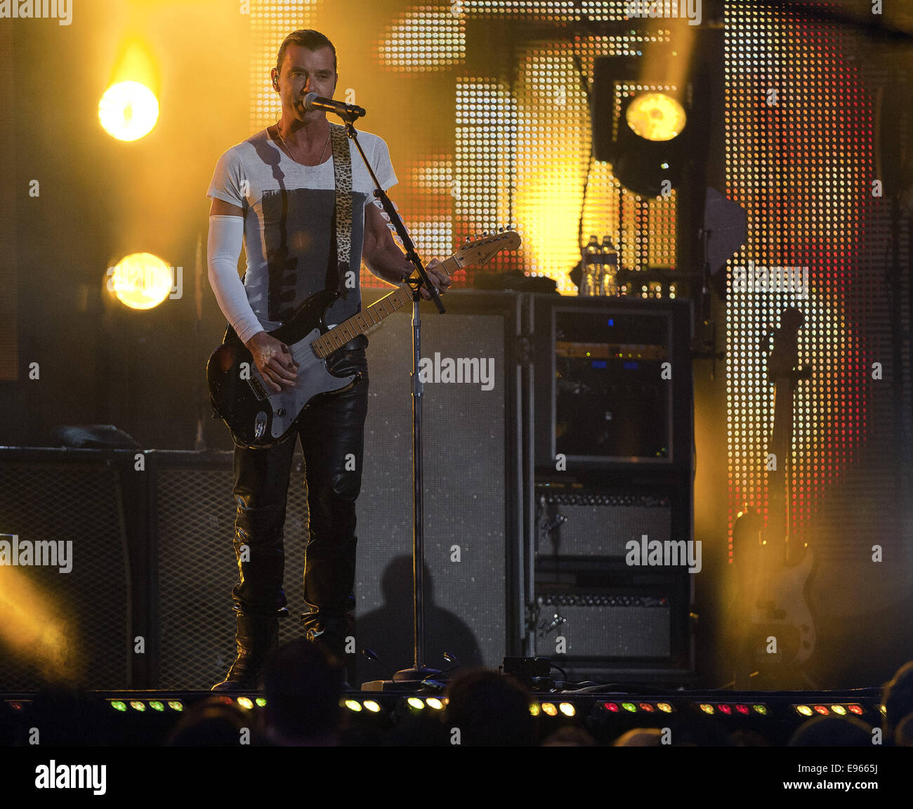 Hollywood, California, USA. 20th Oct, 2014. Bush played Jimmy Kimmel ...