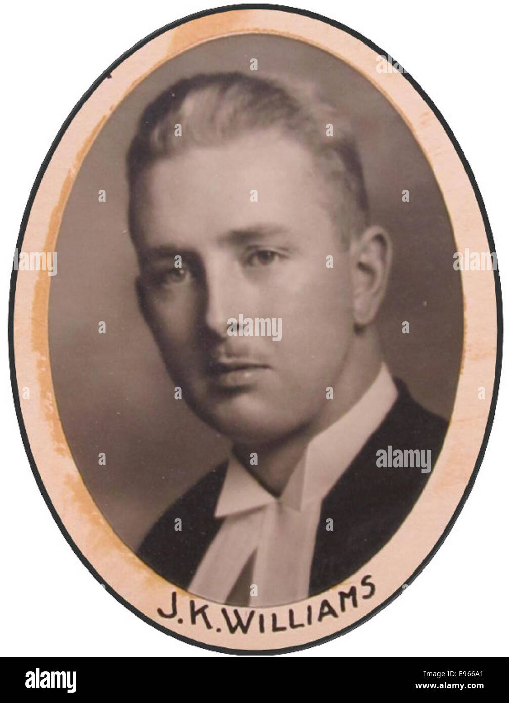 This photograph features Joseph Kenneth Williams, a notable individual ...