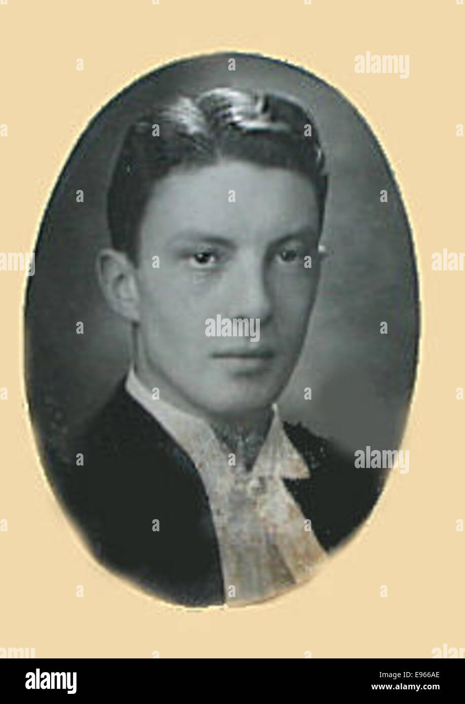 This portrait photograph shows Keith Ian McLean, a distinguished ...