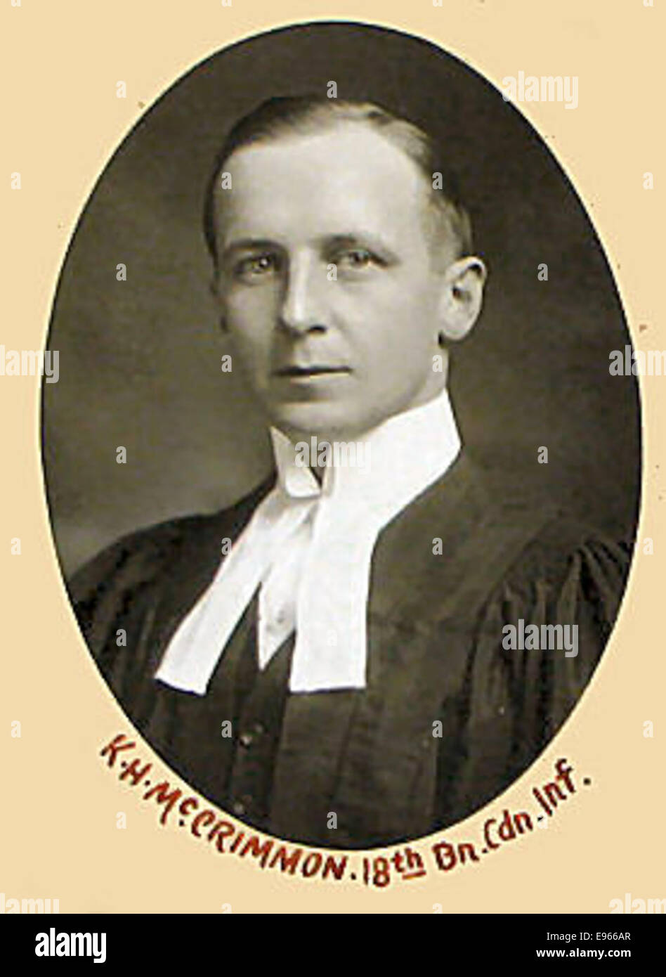 This photograph features Kenneth Howard McCrimmon, capturing a formal ...