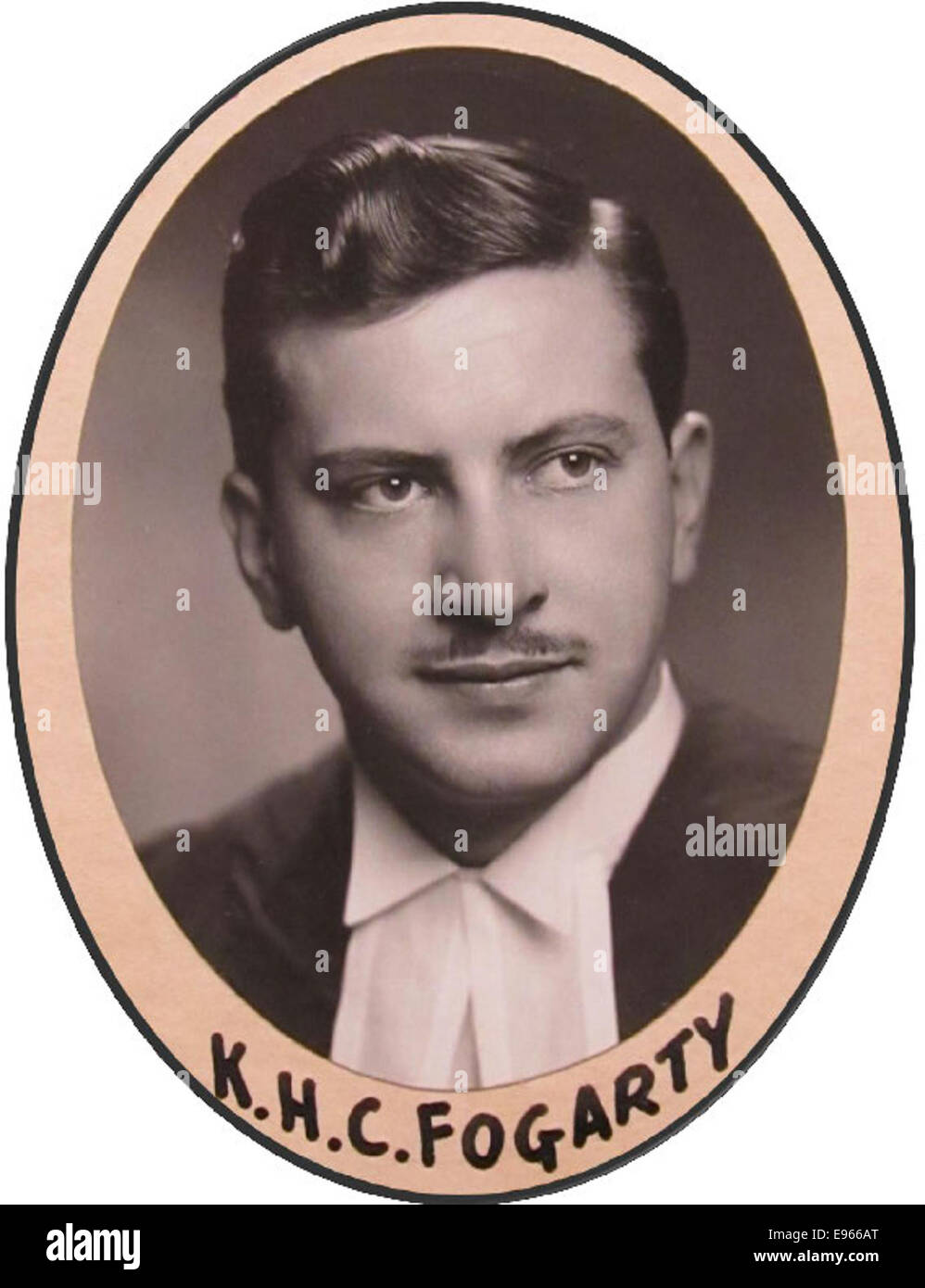 Portrait of Kenneth Hubert Cecil Fogarty, a 1948 graduate of Osgoode ...