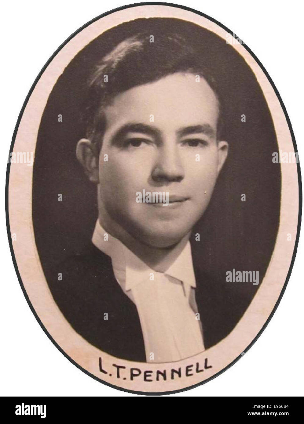 A portrait photograph of Lawrence Pennell, born in 1915, showcasing his ...