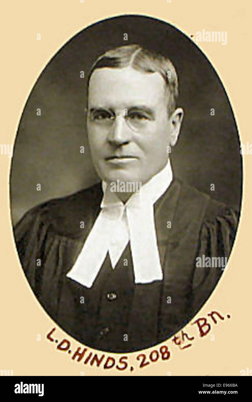 This is a photograph of Leonard D'Arcy Hinds (d. 1948), an individual ...