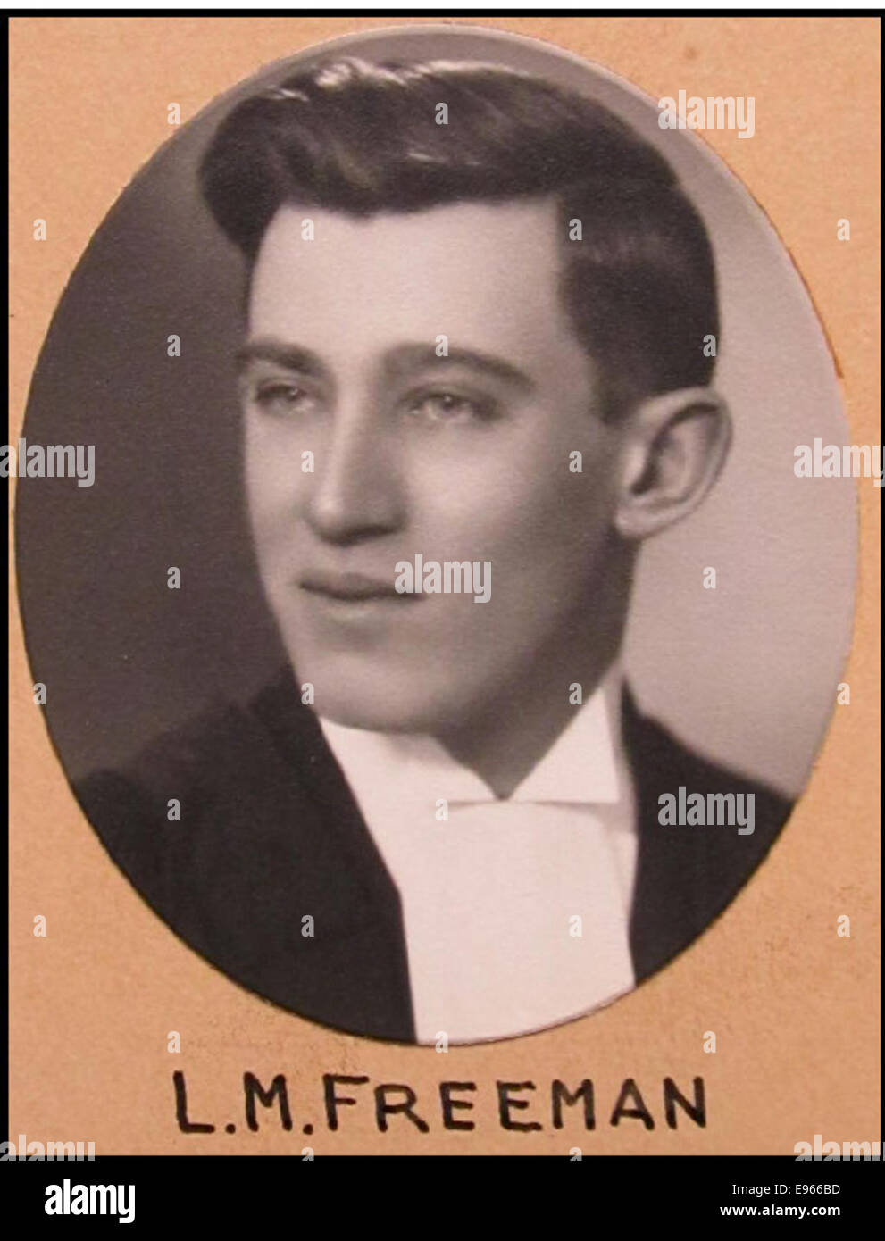 A portrait of Lewis Milne Freeman (1918-1976), a graduate of Osgoode ...