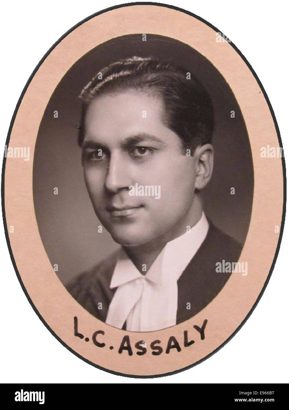 A portrait of Louis Clarence Assaly, a 1948 graduate of Osgoode Hall ...
