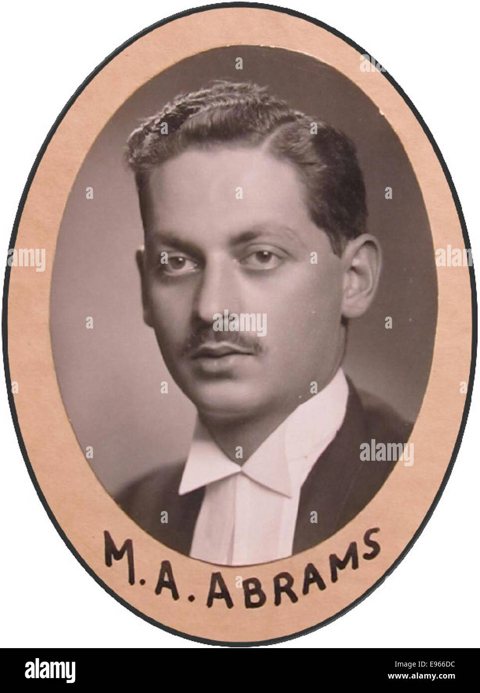 A black-and-white photograph of Mortimer Arnold Abrams, a 1948 graduate ...